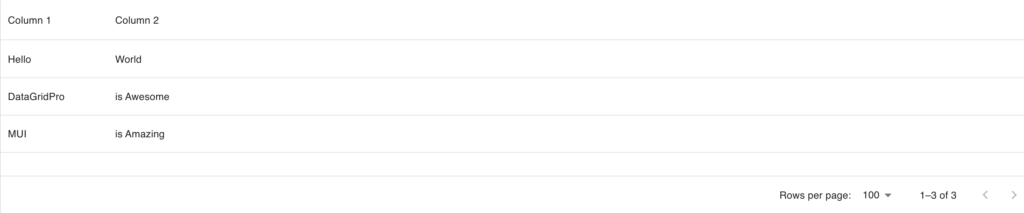 React MUI DataGridの始め方と使い方、よく使う機能・設定について
