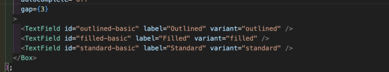 React MUI TextFieldの始め方と使い方、よく使う機能・設定について